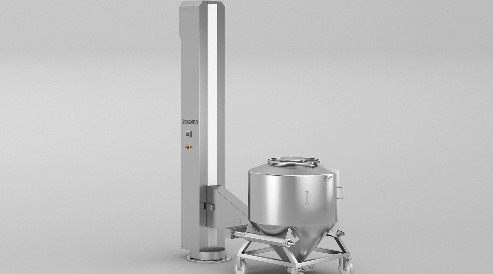 Space-saving Pharmaceutical Lifting Columns